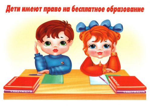Права ребенка в картинках